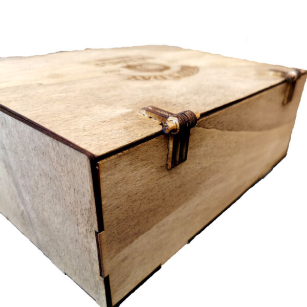 Handcrafted Custom Plywood Box with Hinges – Personalized and Durable ...